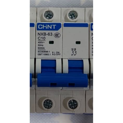Cb Circuit Breaker Chint 2 Pole เซอร์กิตเบรกเกอร์ ลูกย่อย 2p Mcb Eb Series Chint