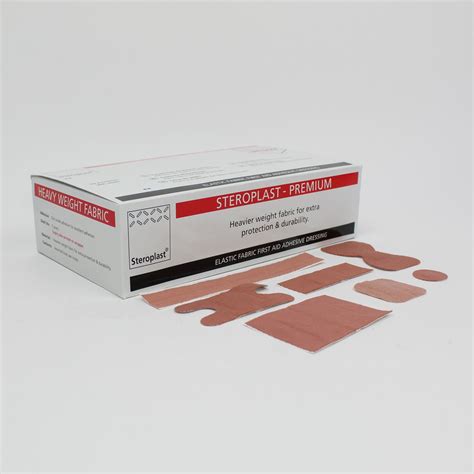 Premium Fabric Plasters 7 Type Assorted Box Of 100