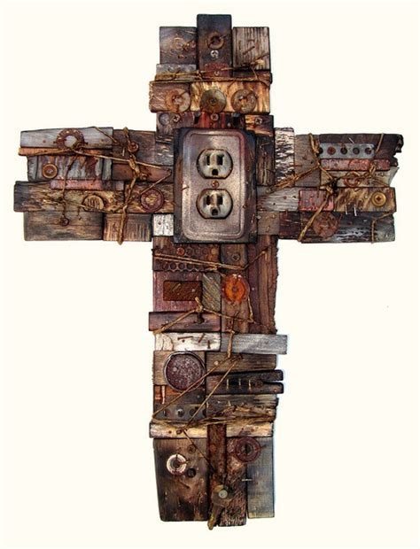 Found Object Assemblage Mixed Media Art