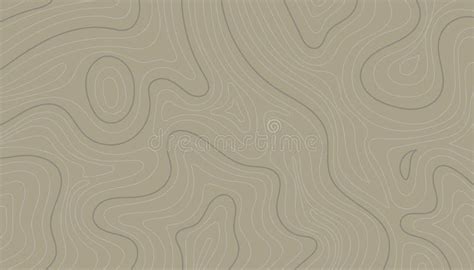 Abstract Contour Map Isolated On Brown Background Stock Vector Illustration Of Element Banner