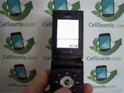 Master Reset Sprint Sanyo Pro 700 Flip Phone Youtube