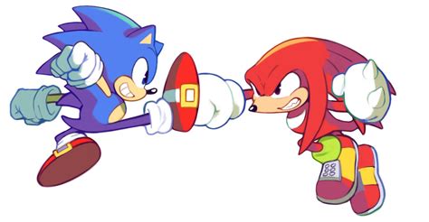 Sonic Y Knuckles Hedgehog Art Classic Sonic Sonic Heroes