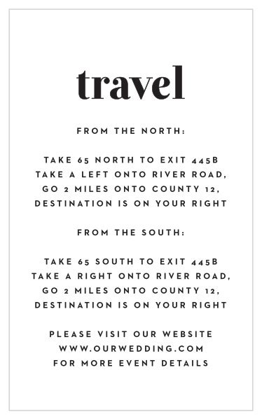 Modern Typeface Wedding Invitations By Basic Invite