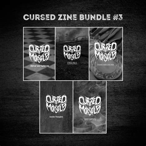 Cursed Morsels Zine Bundle Issues 11 Through 15 Digital Cursed Morsels Press