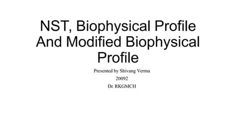 Nst Biophysical Score Cardiotocographyctgpdf