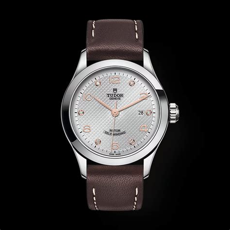 Tudor 1926 28 Mm Stainless Steel Silver Diamonds M91350 0007 Hourstriker