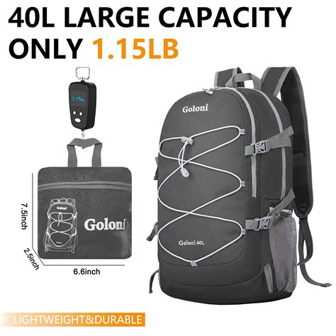 Goloni Ultra Lightweight Packable Backpack 40l