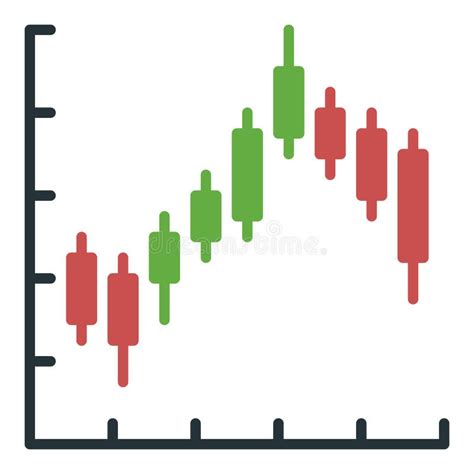 Technical Analysis With Candlestick Patterns Vector Margin Trading Icon Or Sign Stock Vector