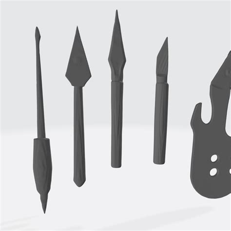 🗿 Ceramic Work Tools 3d・free Stl File For 3d Printing・cults