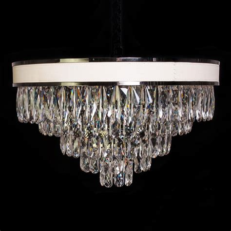 Кришталева люстра на 11 ламп Е14 колір каркасу чорний хром D 9139 500bhr фото відгуки