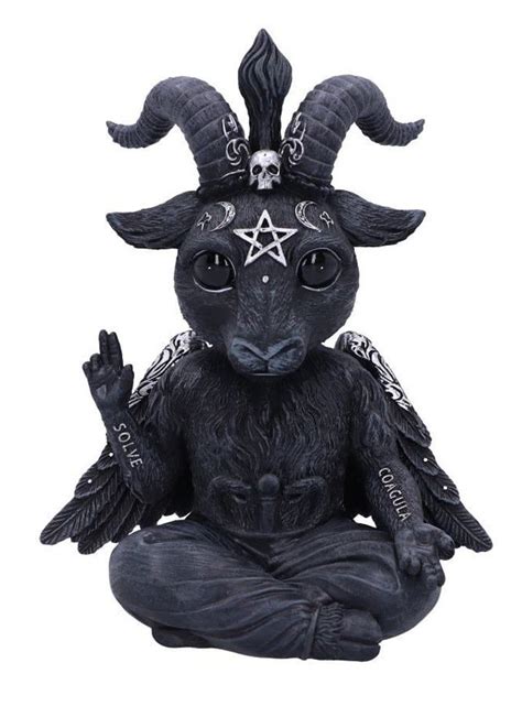 Ebros T Church Of Satan Sabbatic Goat Idol Baphomet Resin Statue