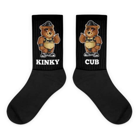 Kinky Cub Bearzoo Series Bobo Bear Socks Shopbobo