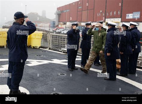 Nuuk Greenland Aug 17 2021 Danish Rear Adm Martin Lacour