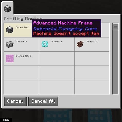 problem that keeps happing with auto crafting in industrial foregoing