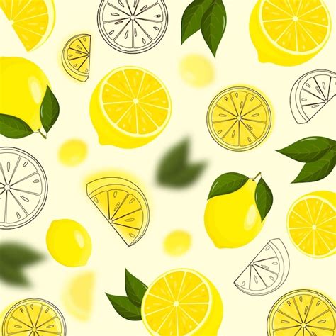 Premium Vector Lemon Falling From Different Angles Lemon Citrus