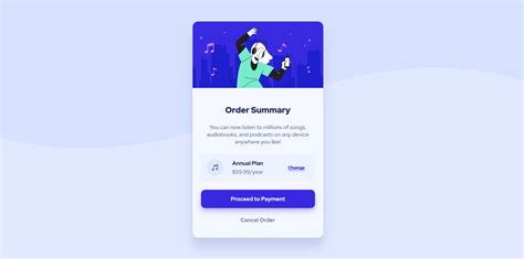 Gorgeous Order Summary Component Using Html And Css