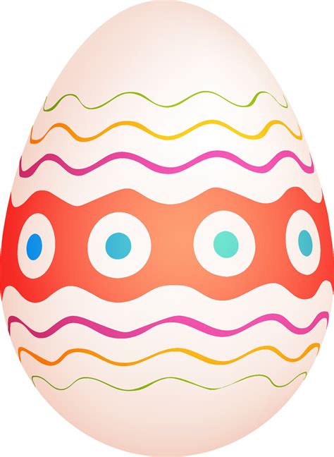 Waves Decorated Pink Easter Egg 25326572 Vector Art At Vecteezy