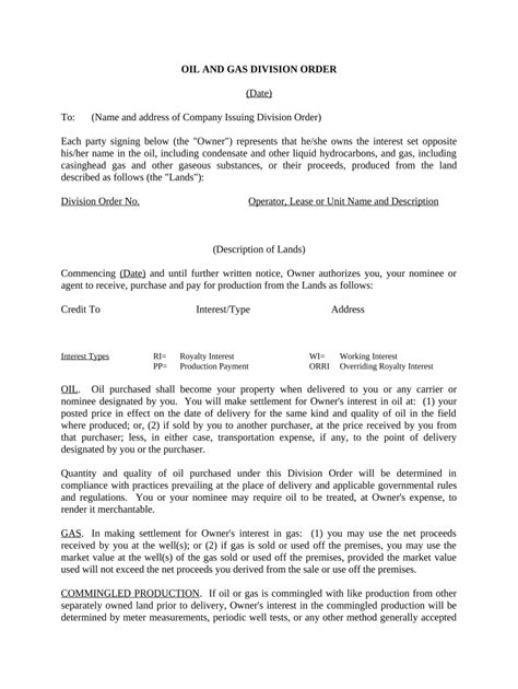Oil And Gas Division Order Fill Out And Sign Online Dochub