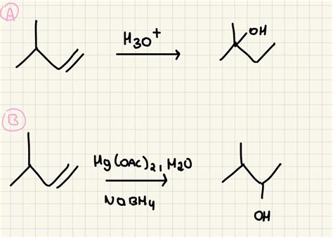 Why Does Reaction A Undergo A Carbocation Rearrangement But Not B Can