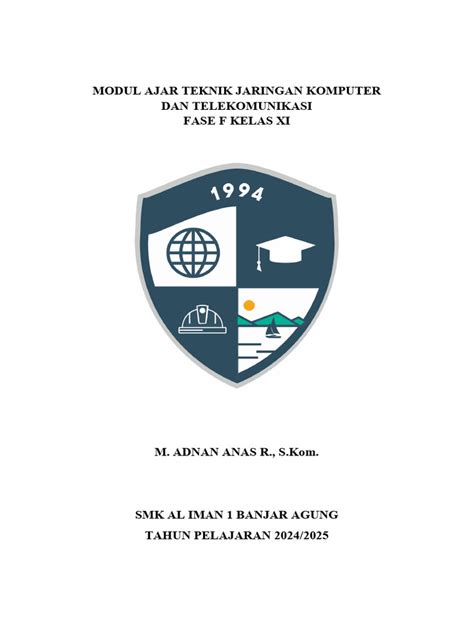 modul ajar fase f xi tkj pdf