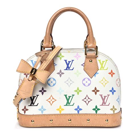 Louis Vuitton Lv X Tm Monogram Multicolor Alma Bb White 1776715