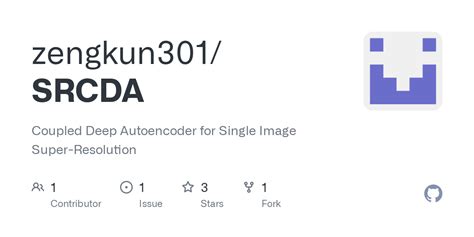 github zengkun301 srcda coupled deep autoencoder for single image