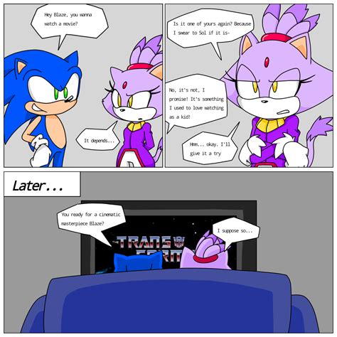Sonic X Blaze Comic