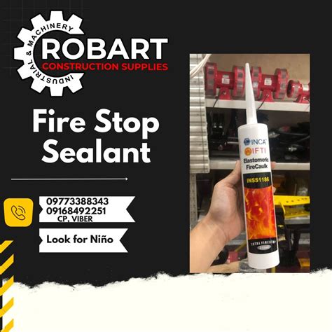 Fire Stop Sealant Commercial And Industrial Construction Tools