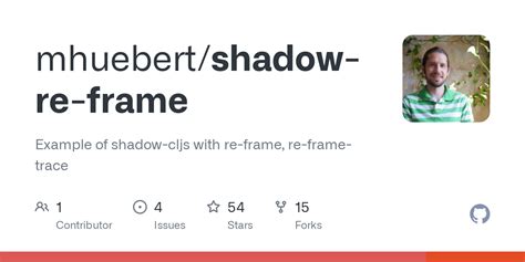 Github Mhuebertshadow Re Frame Example Of Shadow Cljs With Re Frame