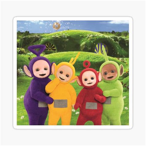 Teletubbies Design Sticker By Funkytom Redbubble