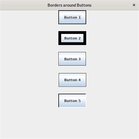 Java Program To Create And Set Border To Push Buttons Sanfoundry