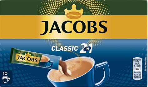 Jacobs Classic 2 In 1 Instant Coffee 140g Grocery And Gourmet Foods