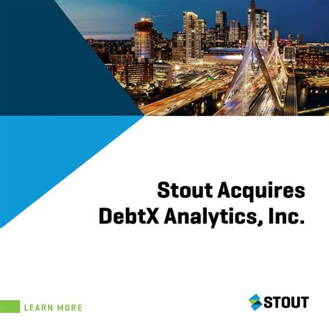 Breaking News Stout Is Pleased To Announce The Acquisition Of Debtx