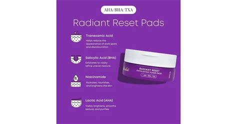 Bushbalm Radiant Reset Exfoliating Toner Pads 30jar