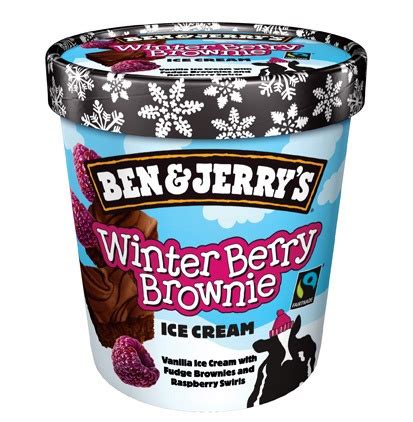 Ben And Jerrys Winter Berry Brownie Brownie Ice Cream Ice Cream Ice