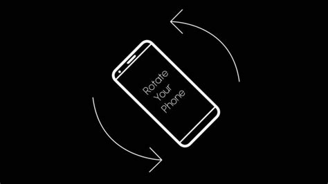 rotate phone animation stock video footage for free download