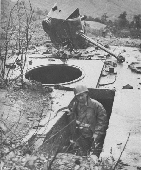Tankhistoria An Emplaced Panther Turret Mounted On A Steel Shelter