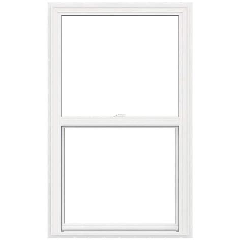 Jeld Wen V 2500 Series 295 In X 595 In Single Hung Vinyl Low E