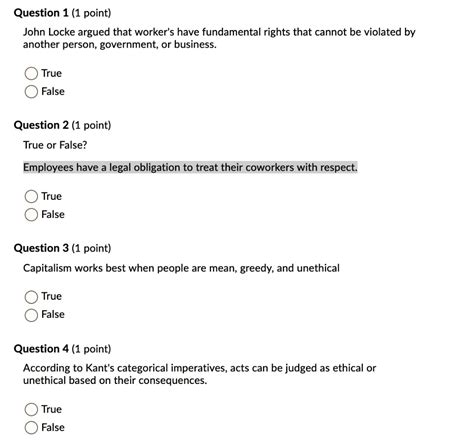 solved john locke argued that workers have fundamental rights that