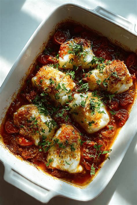 Cod And Anchovy Bake