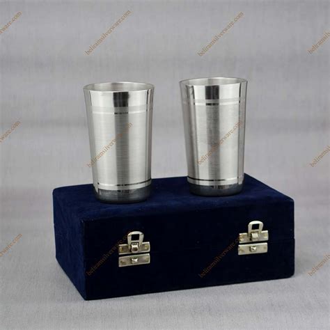 Simplistic Dull Polish Silver Glasses Beliram Silverware