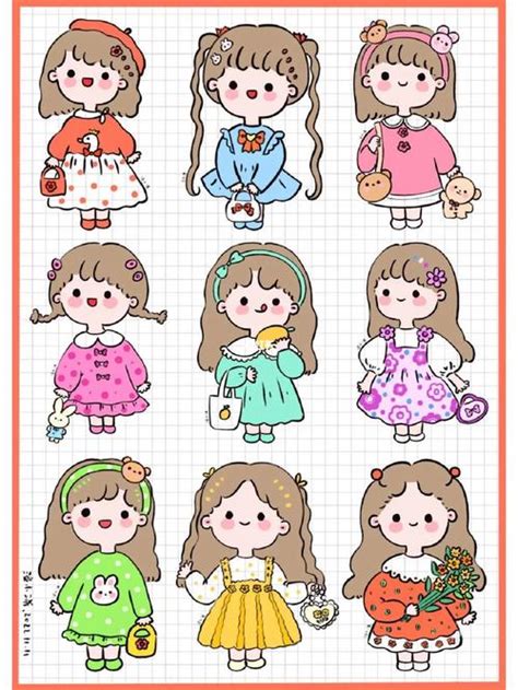 可爱的女生简笔画 可爱的女生简笔画图片 画趣文库（我爱生活）