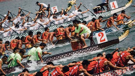 Tai O Dragon Boat Water Parade Dragon Boat Festival In Hong Kong