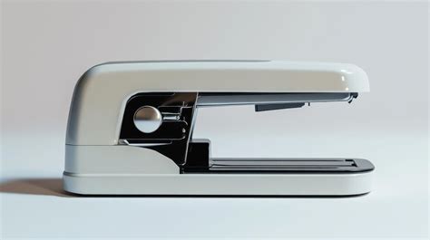 Modern Stapler On A Plain Background Showcasing Its Sleek Design And Functional Form Premium