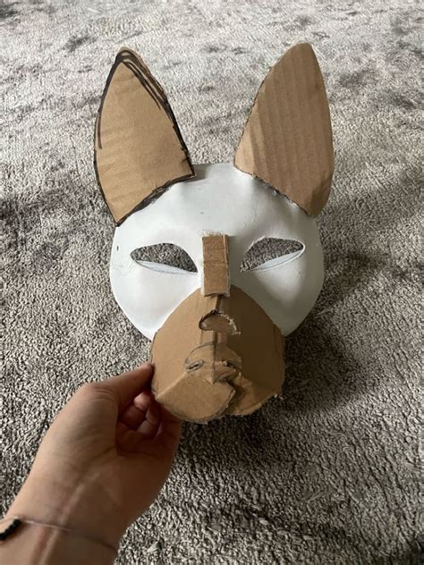 Mask Tutorial Pt 1 Making The Base D 🐾 { Therian Mask } Mask