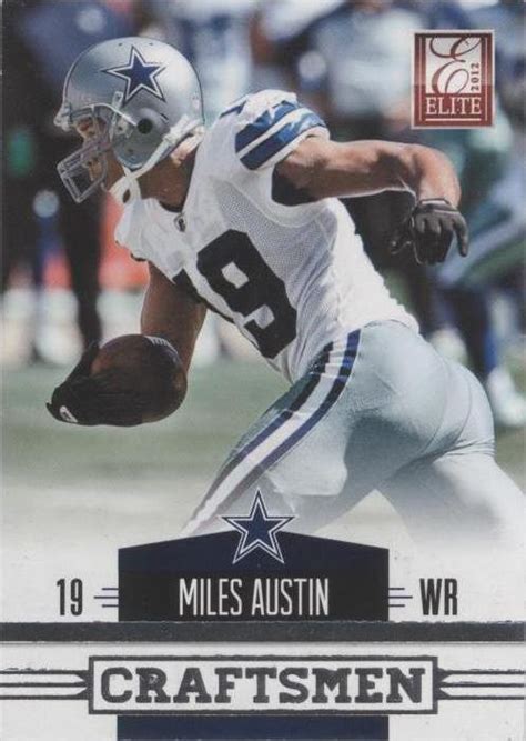 2012 Elite Craftsmen Miles Austin 9 Silver 999 For Sale Online Ebay