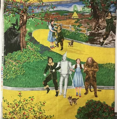 The Wizard Of Oz Full Landscapes Quilting Treasures And Turner Co 100