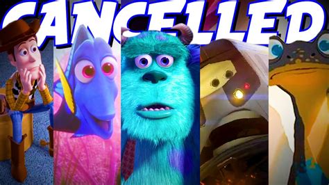 The Five Cancelled Pixar Movies Youtube