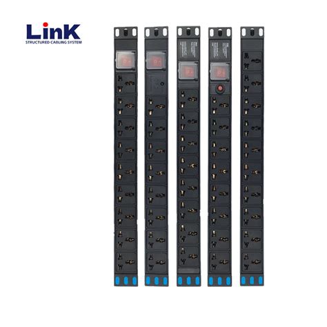 19 Inch Power Supply Ac Pdu Unit For Server Racks And Cabinets Pdu