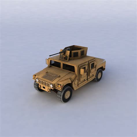 3d Model Buffalo M1114 M113 M1a2